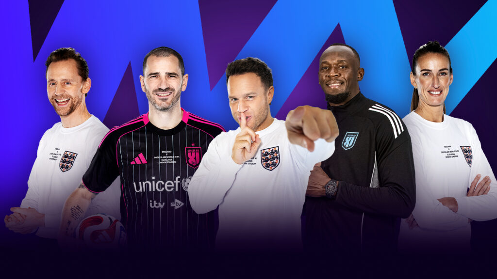 Soccer Aid for UNICEF - Player Line Up